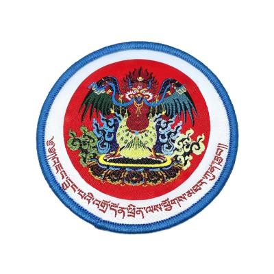 China Custom Logo Embroidery Patch High Density Iron on Sew on Patch for Clothing Hat Wholesale Low MOQ for sale