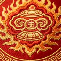 China Custom Logo Embroidery Patch High Density Iron on Sew on Patch for Clothing Hat Wholesale Low MOQ for sale