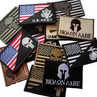 China Custom 3D Embroidery Sew-On Fabric Patches with Sequins Decoration and Personalized Logo for Hats and Clothing for sale