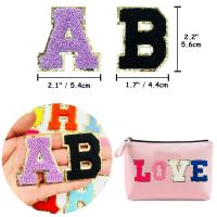China Eco-Friendly 3d Sequin Hand Puff Felt Embroidery Custom Mighty Iron on Chenille Embroidery Patches for sale