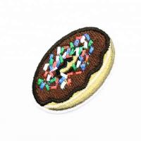 China Handmade Woven Embroidered Felt Patches Food Iron-on Burger Fries Pizza Hot Dog Exquisite Hat Decor Mainly Polyester Wintop for sale