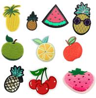 China Handmade Woven Embroidered Felt Patches Food Iron-on Burger Fries Pizza Hot Dog Exquisite Hat Decor Mainly Polyester Wintop for sale