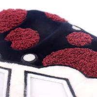 China Custom Handmade 3D Embroidered Felt Woven Fabric Single-Sided Heat Transfer Iron-On Sew-On Cat Patches for Hats for sale