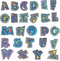 China Custom DIY Animal Letters Embroidery Patch Iron-On Backing Canvas Fabric PVC Plastic for Clothing & Hat Wholesale for sale