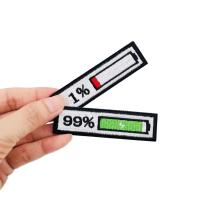 China 99% Energy Morale Tactical Embroidered Patch 3D Iron-On Fastener Hook & Loop Emblem Denim Fabric for Hat Decoration for sale