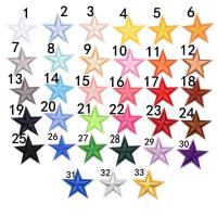 China Stylish Customizable Eco-Friendly Felt Hat Embroidered Iron-On Patches with Heart and Star Designs for sale