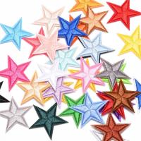 China Stylish Customizable Eco-Friendly Felt Hat Embroidered Iron-On Patches with Heart and Star Designs for sale