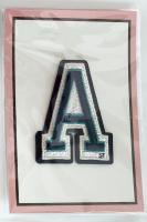 China Custom Colorful Digital Patches Embroidery Hat Patches Iron for Sportswear Embroidered Chenille Stick-on Letter Patches for sale
