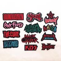 China Wholesale Punk Hip Hop Rock Band Patches Custom Embroidery Iron on Y2K Slogan Letter Patch for Hat for sale