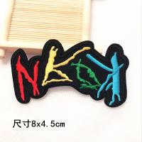 China Wholesale Punk Hip Hop Rock Band Patches Custom Embroidery Iron on Y2K Slogan Letter Patch for Hat for sale