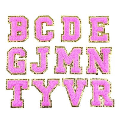 China Wholesale Custom 3D Iron-On God Is Good Embroidered Flower Design Twill Fabric Heart-Shaped Chenille Patches for Bags Bag for sale