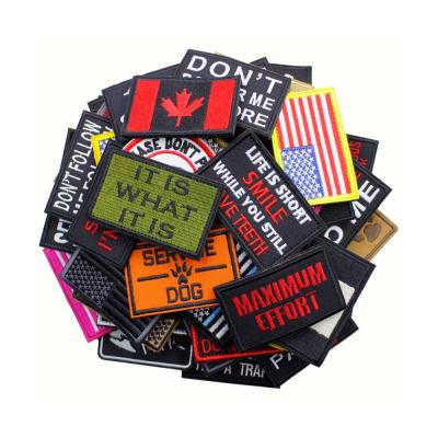 China High-Quality Custom Embroidery   Tactical Patches Iron-on Patch for Clothing - Durable and Stylish Design for sale