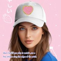 China Various Sizes Self-Adhesive Iron-On Chenille Clothing Patches Backpacks Hats-Heart Embroidered Sequins Wholesale Canvas Canvas for sale