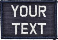 China Customizable Tactical Name Patch with Sequins Personalized Iron-On/Sew-On Hook Loop Fabric Embroidered Add Your Picture for sale