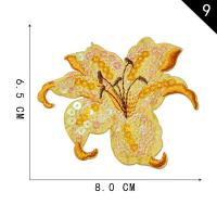 China Custom Handmade Embroidered Iron on Patches Made Flower Butterfly Shoes Insect Shape for Clothes Garments Bags Made From Felt for sale