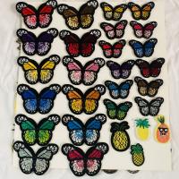 China High Performance Butterfly Shaped Embroidery Patches Fabric Patches with Embroidered Technics for sale
