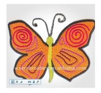 China High Performance Butterfly Shaped Embroidery Patches Fabric Patches with Embroidered Technics for sale