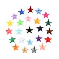 China Custom Embroidered Fabric Star Patch with Sequins Iron-On Embroidery for Clothing for sale