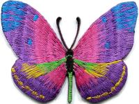China Wholesale Custom 24-Color Embroidered Patches Fun Text Chenille Patches for Personalized Clothing Use for sale