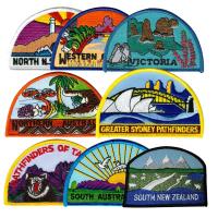 China Wholesale Custom 24-Color Embroidered Patches Fun Text Chenille Patches for Personalized Clothing Use for sale