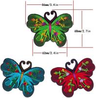 China Wholesale Custom 24-Color Embroidered Patches Fun Text Chenille Patches for Personalized Clothing Use for sale