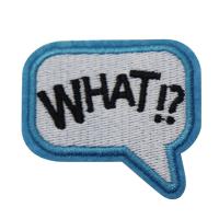 China Black Leather Badges Jacket Patches Iron on Patch for Clothing Custom Embroidered Patches for sale
