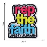 China Personalized 3D Puff Embroidery Patch - Wholesale Iron on Heat Press Patch With Name, Letter, and Logo for sale
