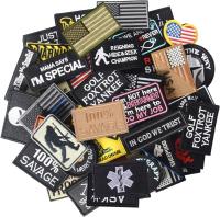 China Customizable 3D Patch Character Tactical Embroidery Flag Logo Rubber Chenille Patches OEM Model Number for sale