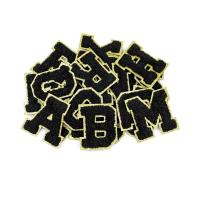 China DIY Iron on Embroidered Glitter Adhesive Embroidery Patches Hair Clips Selfadhesive Patches 3D Chenille Patch for sale