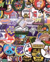 China Custom3D Heat Transfer Silk Fabrics Embroidery Clothing Patches 3D LED Flashing Magnetic Personality Badge for sale