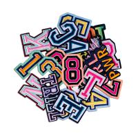 China Custom Eco-Friendly Sew-On Heat Transfer Printing 3D Logo Large Colorful Embroidered Iron Chenille Woven Fabric Clothing Patches for sale