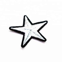 China Wholesale Silver Metallic Embroidered Star Patches for sale