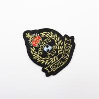 China Hot Sale Custom Logo Shoulder Chest Back Embroidered Patch for Clothing for sale