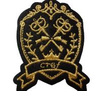 China Hot Sale Custom Logo Shoulder Chest Back Embroidered Patch for Clothing for sale