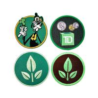 China Custom Logo Patches Embroidered Sew-on Embroidery Experience Patches Iron-On Embroidered  Fabric Patches for sale