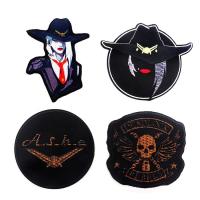 China Custom Logo Patches Embroidered Sew-on Embroidery Experience Patches Iron-On Embroidered  Fabric Patches for sale