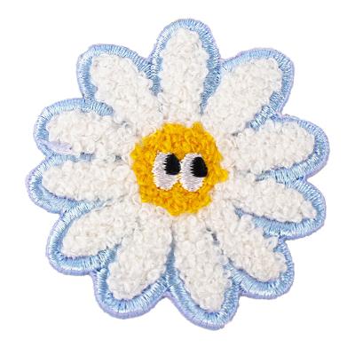 China Wangshun Colorful Sequin for Hats Sew on Patches Embroidery Chenille Patches Custom Logo Iron on Patch for sale