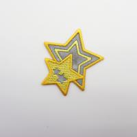 China Cheap Letter A-Z Chenille Patch Custom Embroidered Patch Large Insignias Para Chaquetas Ropa Sombreros for sale