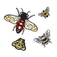 China OEM ODM Animals Patches for Clothes Towel Patches Embroidery  Colorful Animal Butterflies Bees Patches for Hats for sale