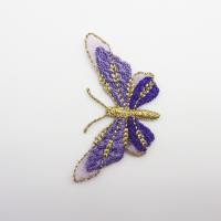 China OEM ODM Animals Patches for Clothes Towel Patches Embroidery  Colorful Animal Butterflies Bees Patches for Hats for sale