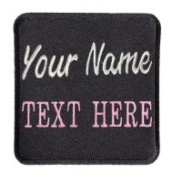 China Customizable Tactical Buckle Patch with Hook and Loop Back Various Embroidered Name and Alphabet Heart Shapes Patches for sale