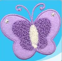 China New Design 3D Bee Insect Patch Chenille Embroidery Patches with Letter Logo Customizable Parches De Girasol for DIY Clothing for sale