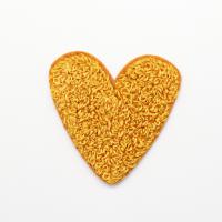 China Colorful Sequins Embroidered 'Blue Astronaut' Chenille Glitter Letter Heart-Shaped Machine Patches for T-Shirts Clothing for sale