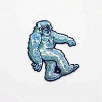 China Colorful Sequins Embroidered 'Blue Astronaut' Chenille Glitter Letter Heart-Shaped Machine Patches for T-Shirts Clothing for sale