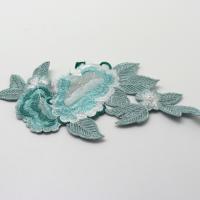 China 3D Embroidery Flower Patch Beautiful  Iron on for sale