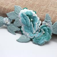 China 3D Embroidery Flower Patch Beautiful  Iron on for sale