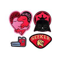 China Wholesale Custom Brand Ironing Embroidery Patch Hat Iron Clothing Applique Patch Embroidery for sale