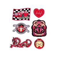 China Wholesale Custom Brand Ironing Embroidery Patch Hat Iron Clothing Applique Patch Embroidery for sale