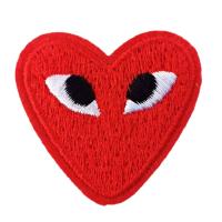 China Wholesale Customized Colorful Embroidery Flower Applique Patch With Letter Decoration for Garment/Bag  Custom Embroidered Patch for sale