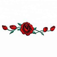 China High Quality Nature Design Fashion Design Accessory Iron on Sew on Embroidery Flower Patches for sale